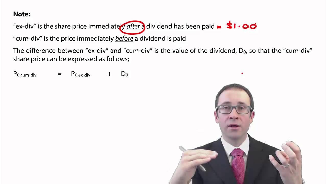 CIMA F2 Cost of Equity - ex-div - YouTube