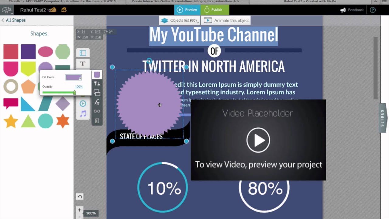 Visme Infographic & Banner Maker Review - YouTube