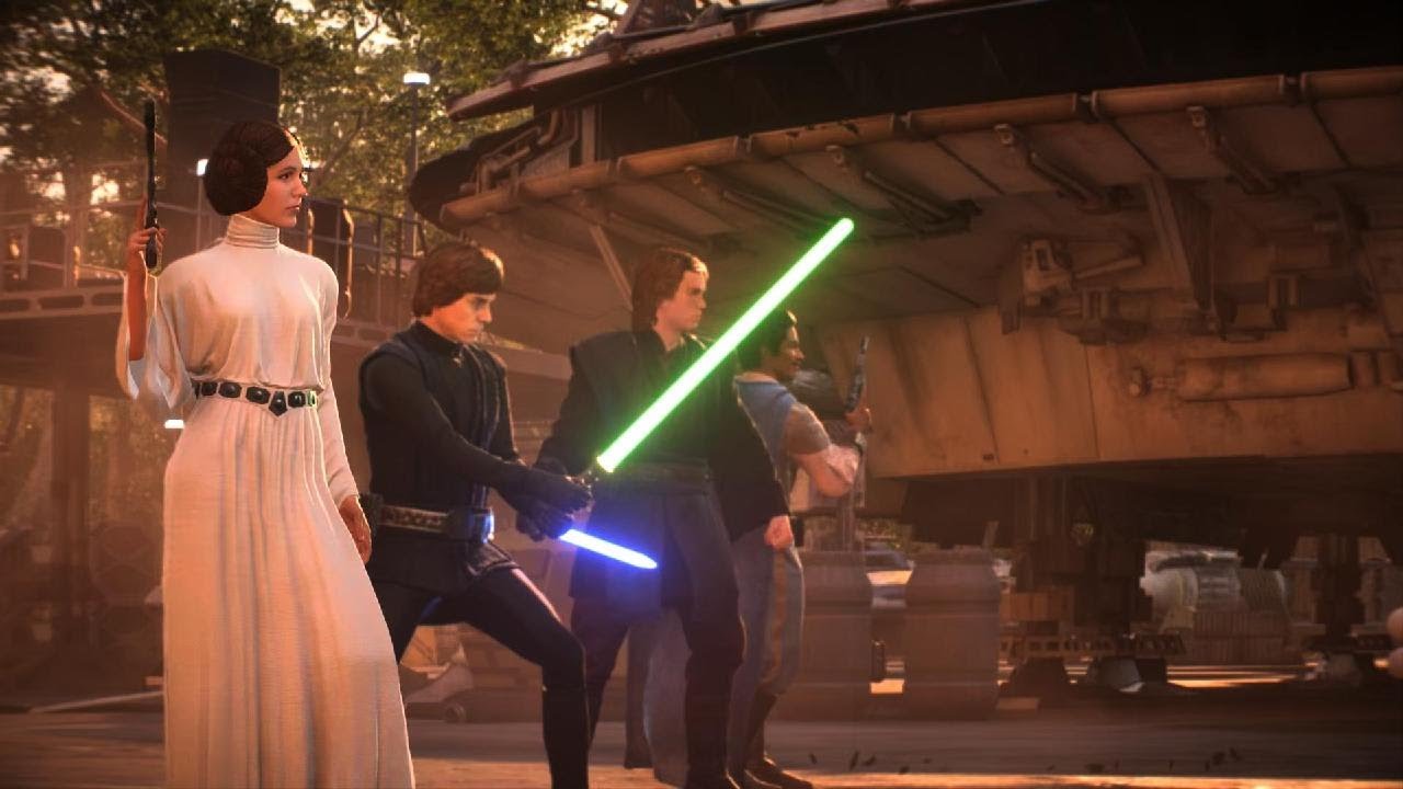 Star Wars Battlefront II | Leia Organa Heroes Vs Villains Gameplay ...