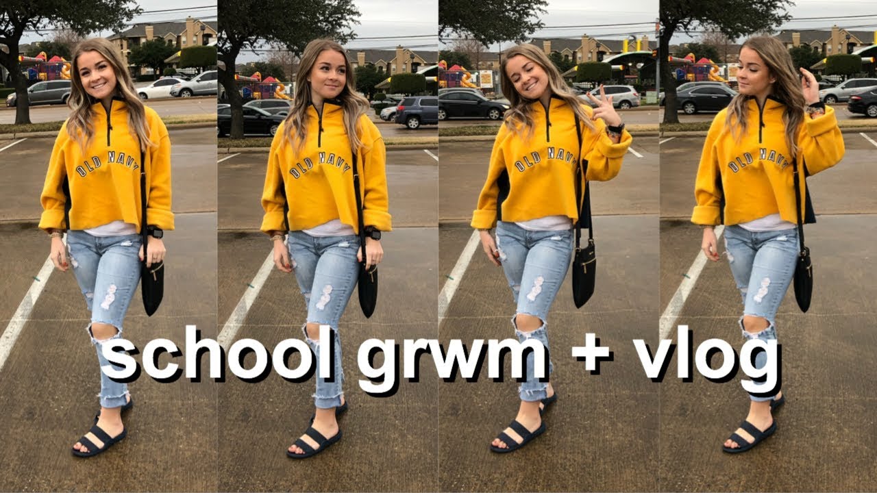GRWM/VLOG | high school edition - YouTube