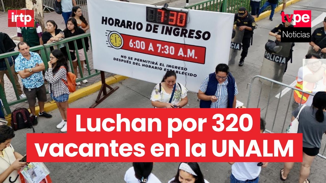 UNALM: más de 2000 jóvenes rinden hoy domingo el examen de admisión ...