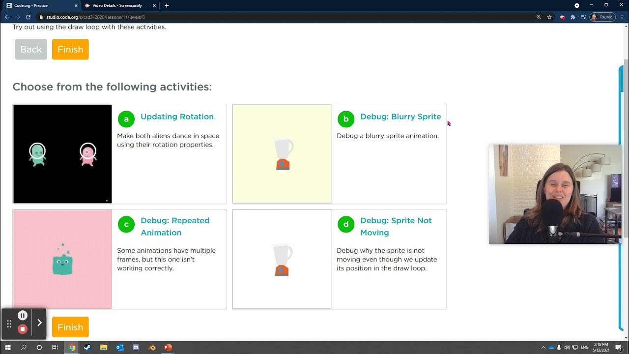 CSD Unit 3 Lesson 11 Walkthrough - YouTube