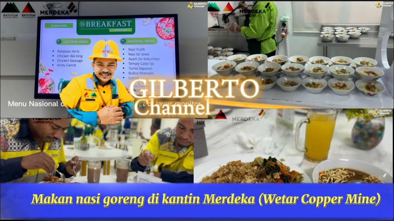 Makan Nasi Goreng di Kantin Merdeka(Wetar Copper Mine) - YouTube
