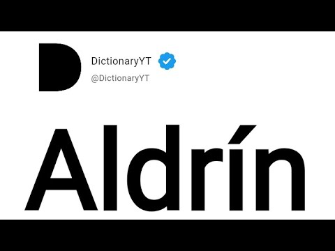 Aldrín Meaning in English - YouTube