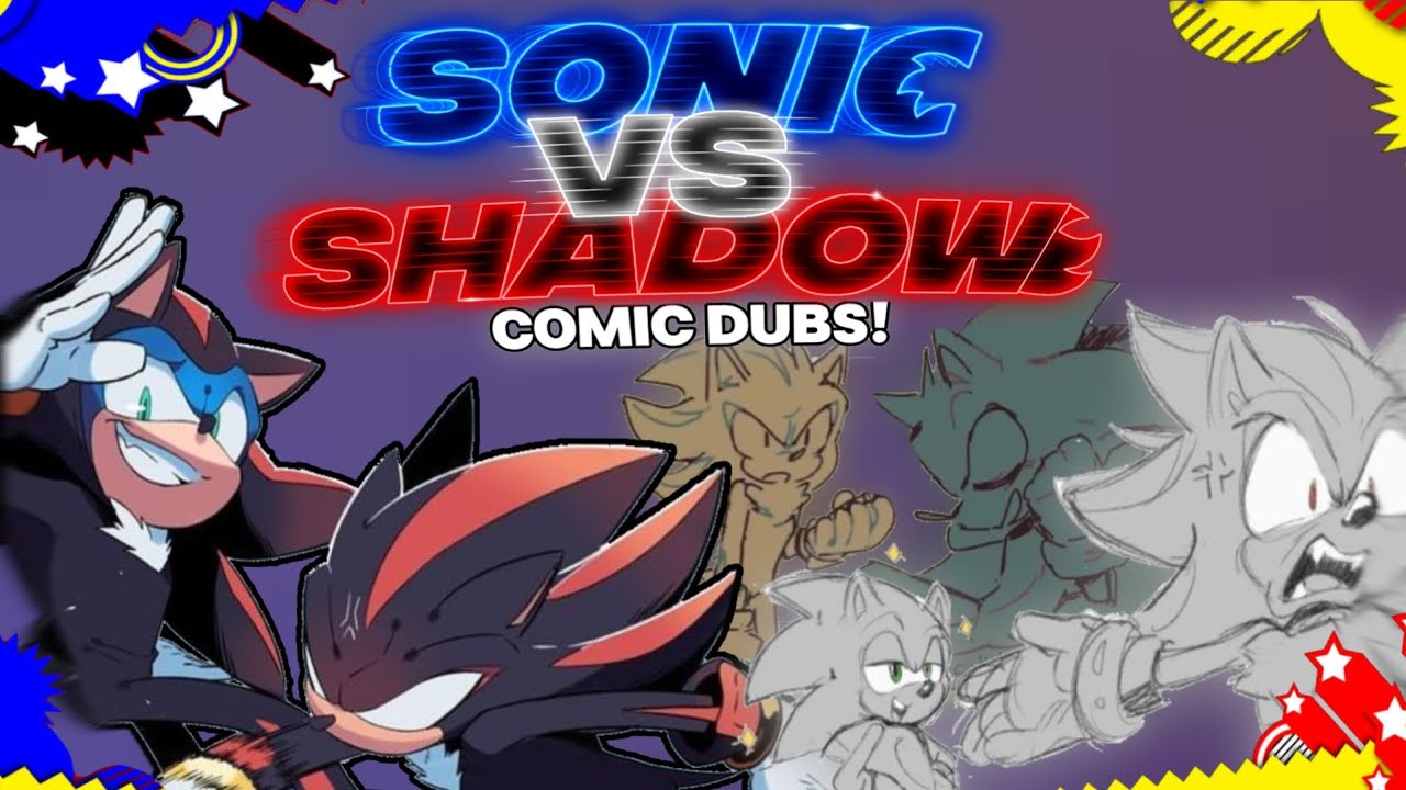 Sonic VS shadow comic dub! - YouTube