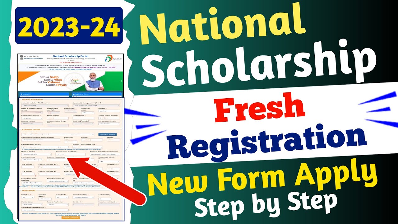 Nsp New Registration 2023 24 Nsp Scholarship 2023 24 Apply Nsp