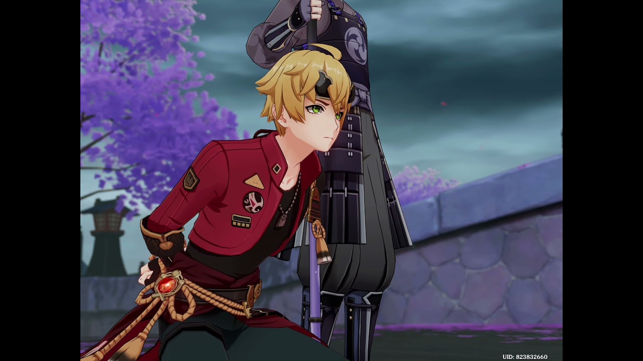 Lumine help Thoma get his vision back - YouTube