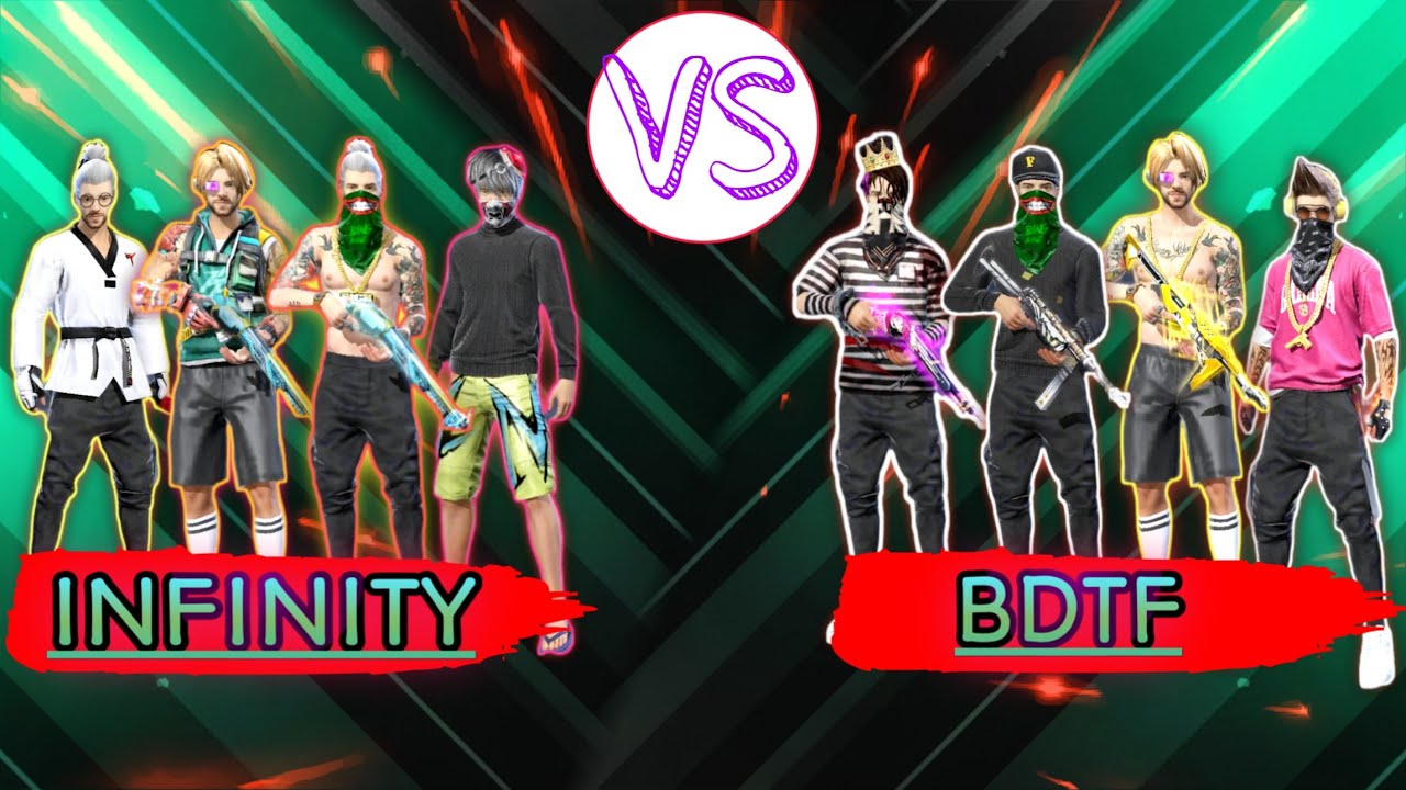 Infinity vs BDtf🔥 || 4vs4 Clash Squad Challenging Match || ♦ FF ...