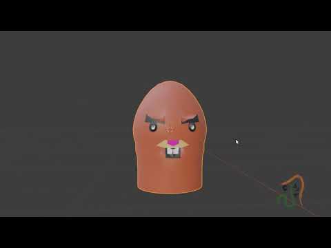 09 blender create mole02 - YouTube