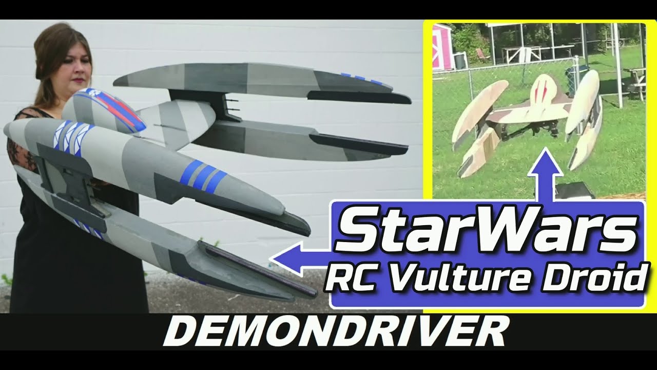 Star Wars Epic RC Vulture Droid Starfighter - YouTube