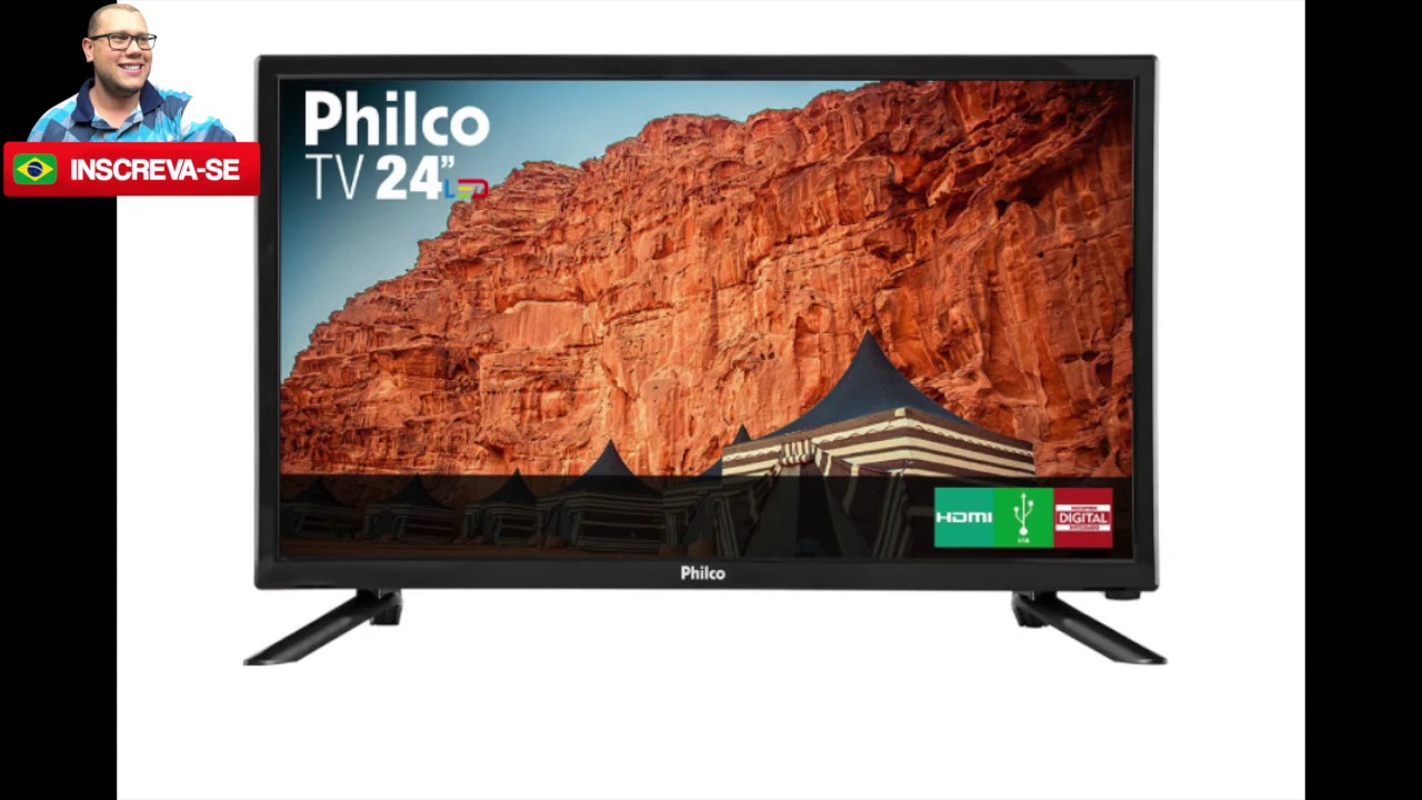 TV Philco Led HD 24 PH24N91D Bivolt - YouTube