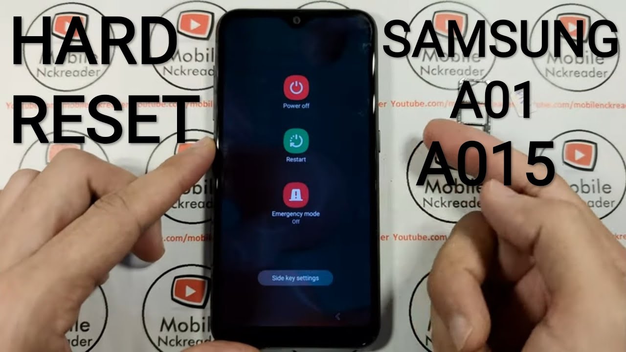 A01 HARD RESET AND FORMAT IF YOU FORGOTTEN SCREEN LOCK - A01 A015 M01 ...