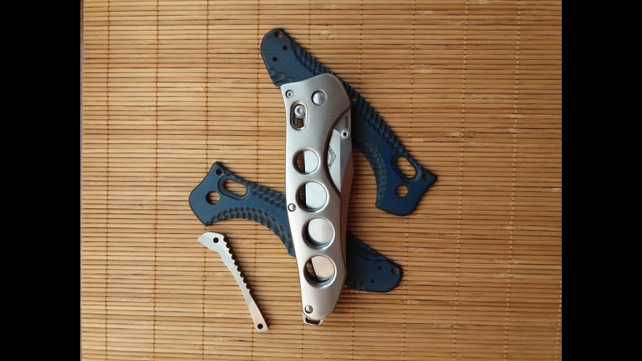 Benchmade 810 contego Ti + G10 - YouTube