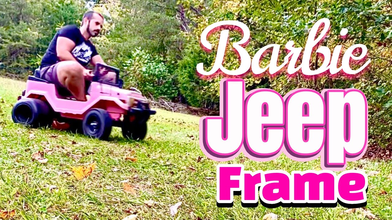 Gas Engine PowerWheels Barbie Jeep Frame Walkthrough - Took the body ...
