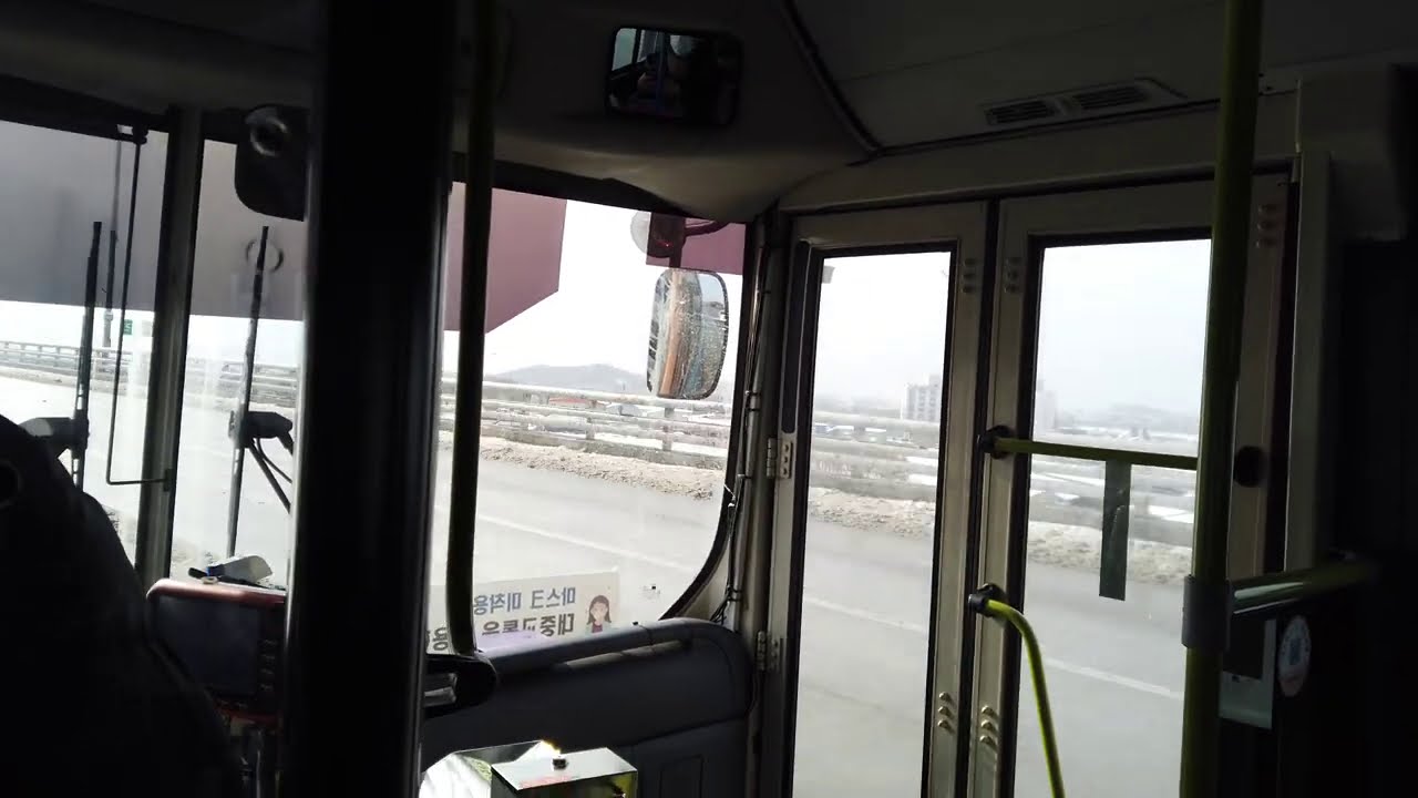 Sejong Bus B2(BRT, F.K.A. 990) Ride - Osong Station to Sejong, Korea ...