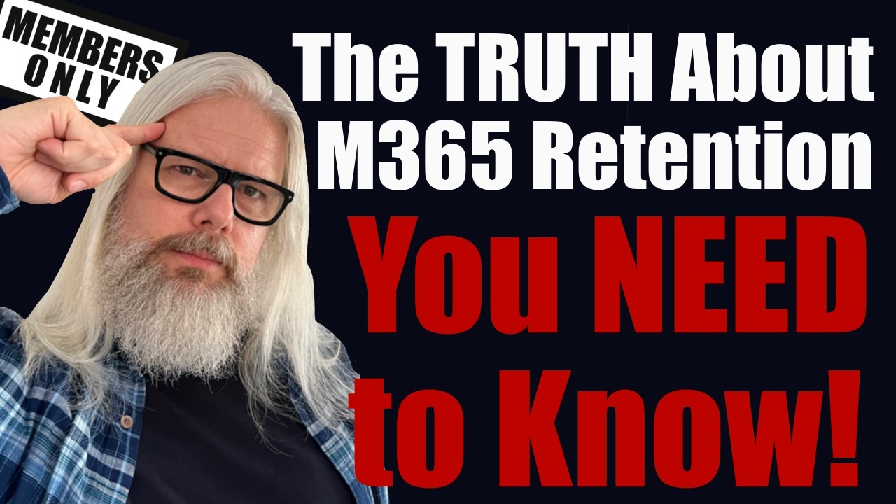The TRUTH About M365 Retention You NEED to Know! | Peter Rising MVP ...