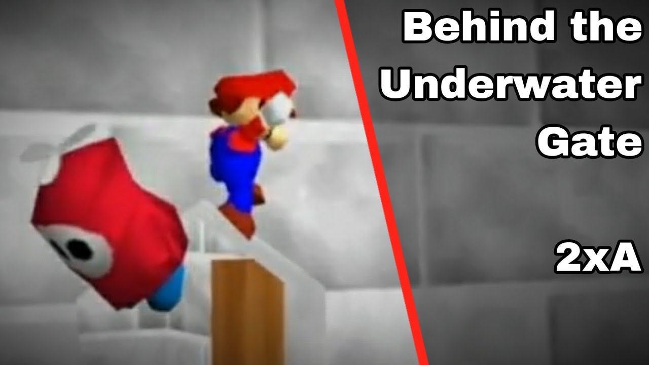 Super mario star road - Behind the Underwater Gate + 100 coins (2x A ...