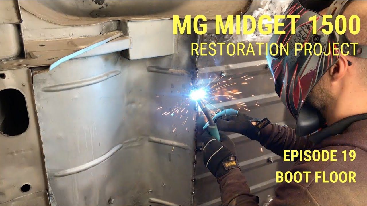 MG Midget 1500 Restoration - Boot Floor - YouTube