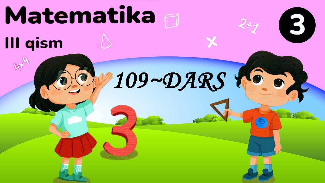 3~sinf matematika 109~dars /// Tarkibli tenglamalar - YouTube