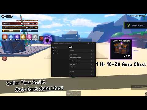 Sailor Piece Script | Auto Farm Aura Chest 1hr 10-20 Aura Chest