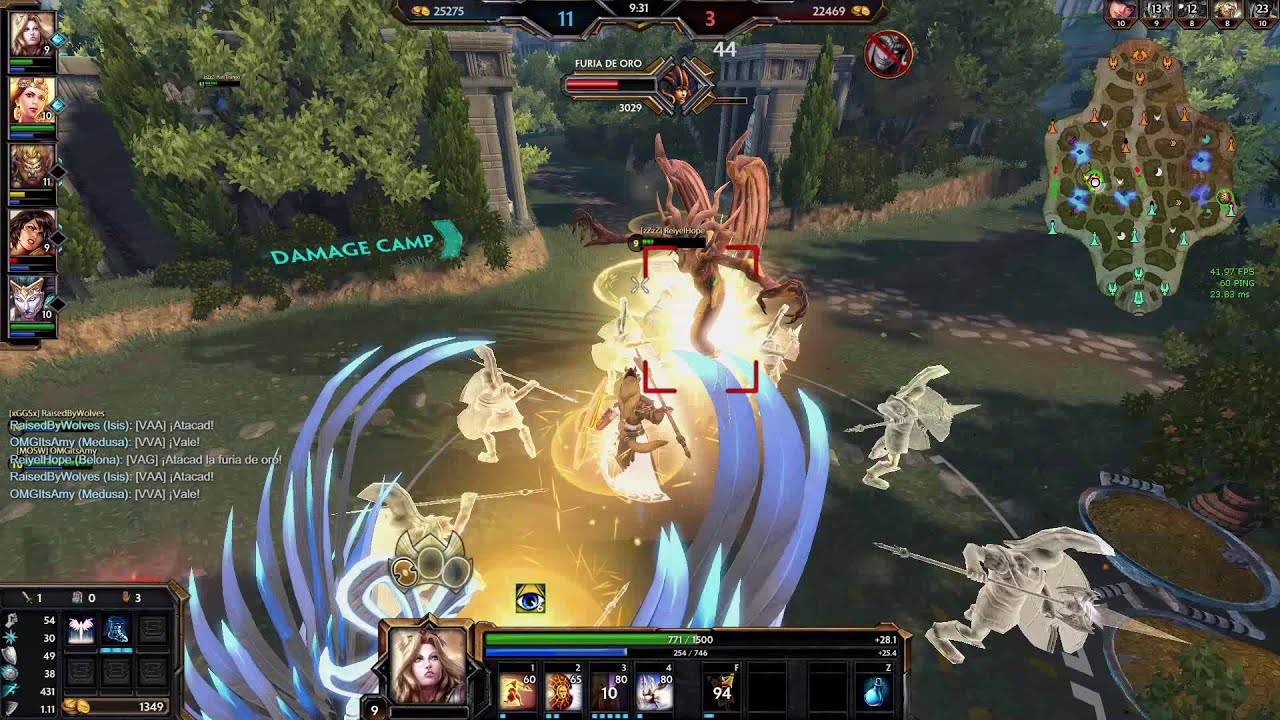 Smite Ranked Conquest!-Athena! La support killer!-Con Amy - YouTube