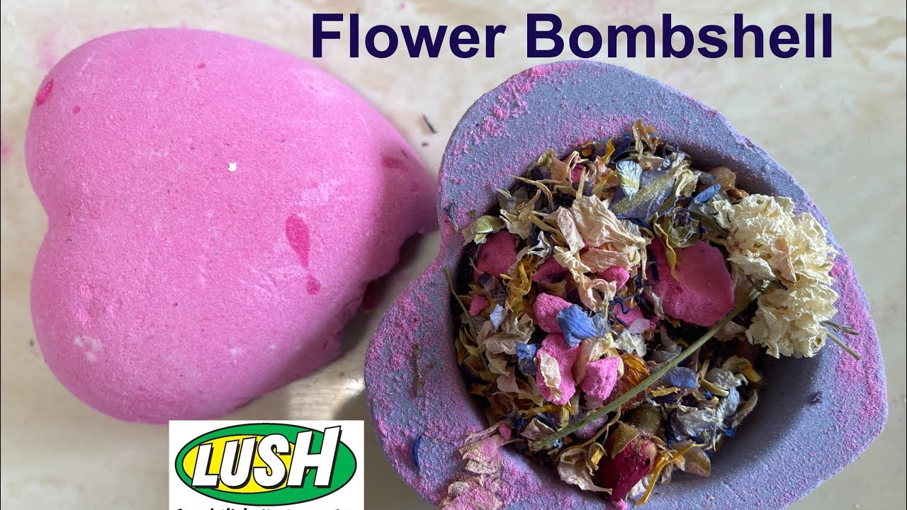 Lush Valentine's 2024 'Flower Bombshell' tub demo - YouTube