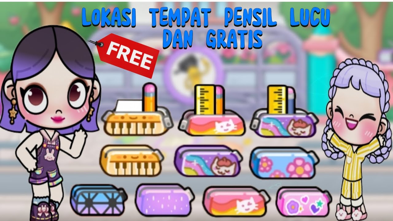 Lokasi Tempat Pensil Lucu dan Gratis | Avatar World - YouTube