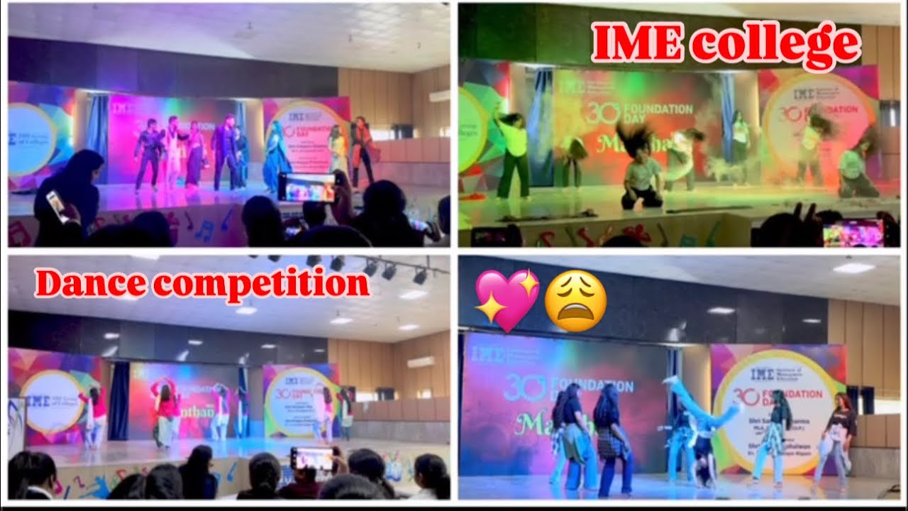 IME college 🔥💖 dance performance 🕺💃| part 1 - YouTube