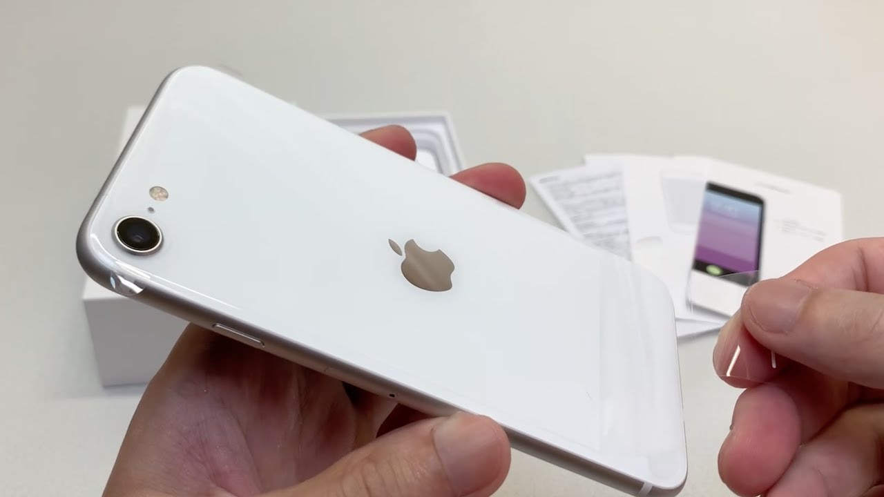 iPhone SE White 2020 Unboxing - YouTube
