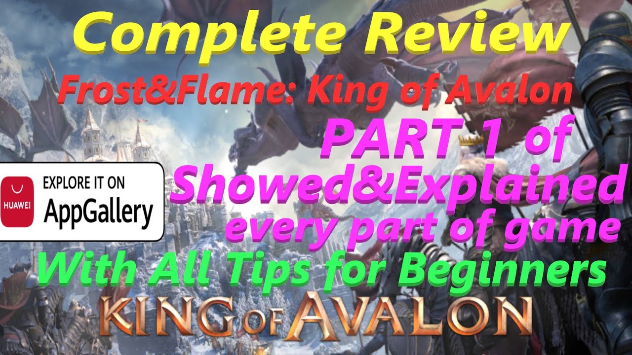 King of Avalon - COMPLETE REVIEW Part 1 with All Tips for Beginners ...