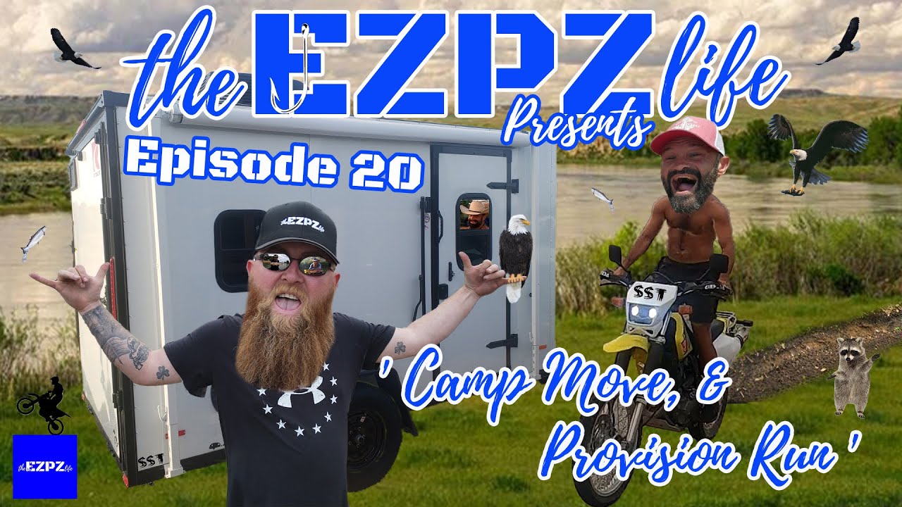 'Camp Move & Provision Run' Episode 20 Cottonwood Beach Lake Alcova 2 ...