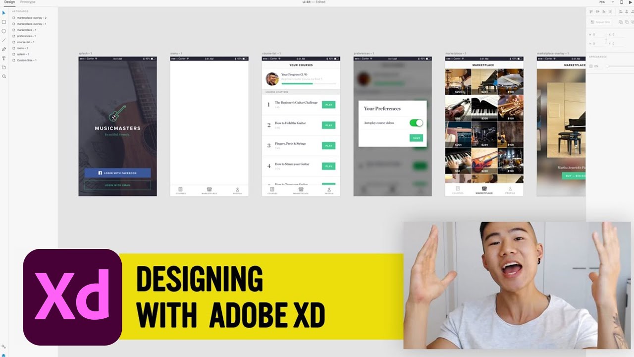 Michael Wong Designing with Adobe XD: Create An Item Modal | Adobe ...