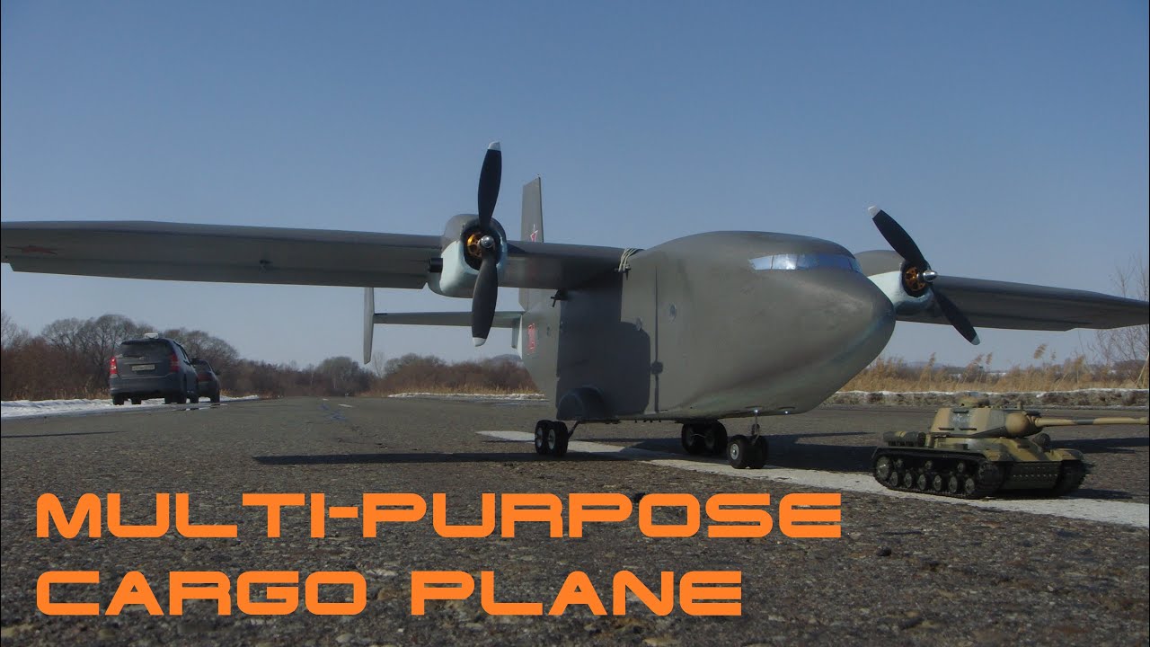 RC Multi-Purpose Cargo Plane (Load Tank) / модель грузового самолета ...