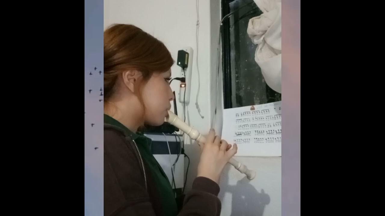 vídeo tocando "canción de Pou" en flauta. - YouTube