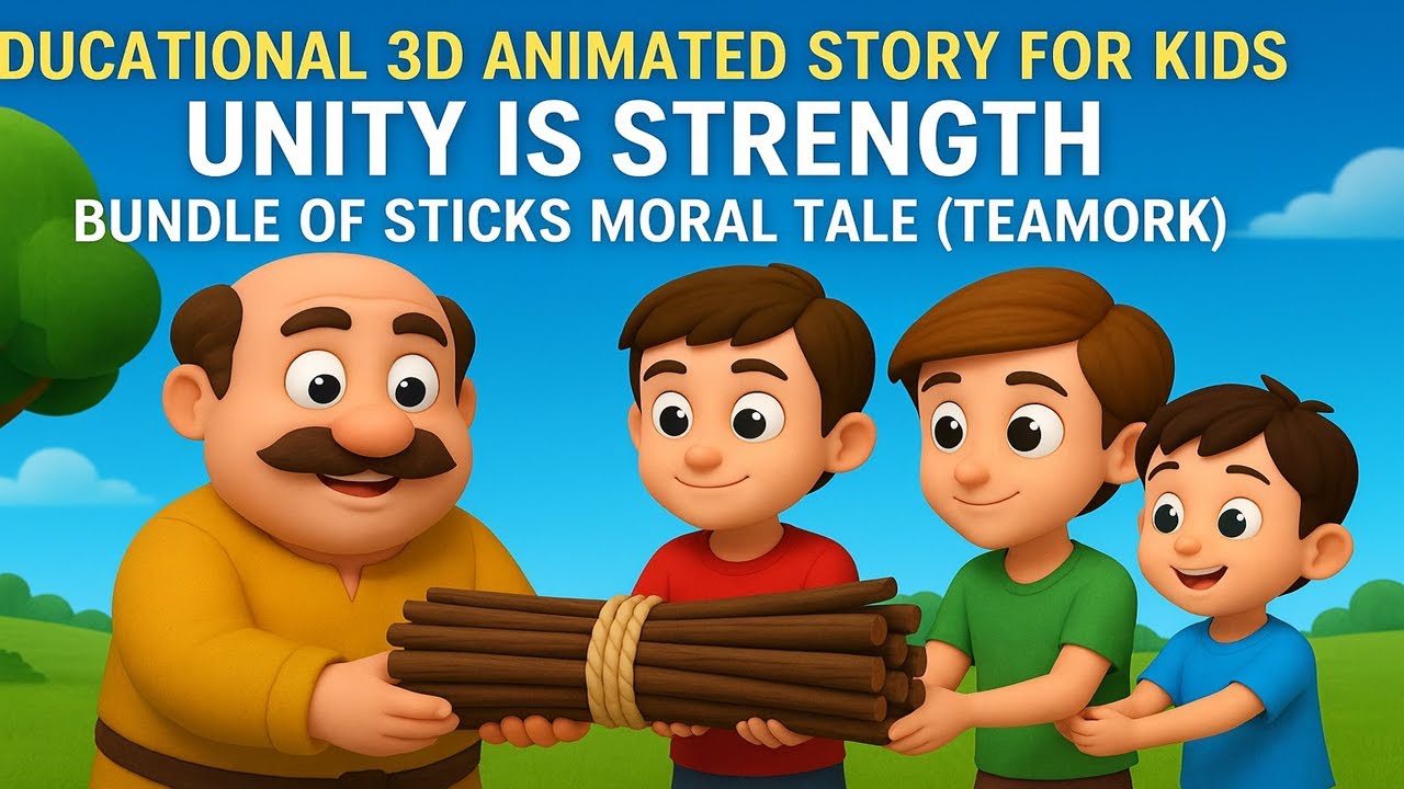 Educational 3D Animated Story for Kids | Unity is Strength – Bundle of ...