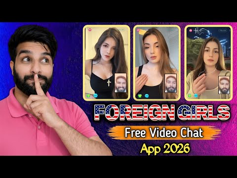 random video chat app free || Best Foreigners Girls Video Call App || Video Call App worldwide 🌎