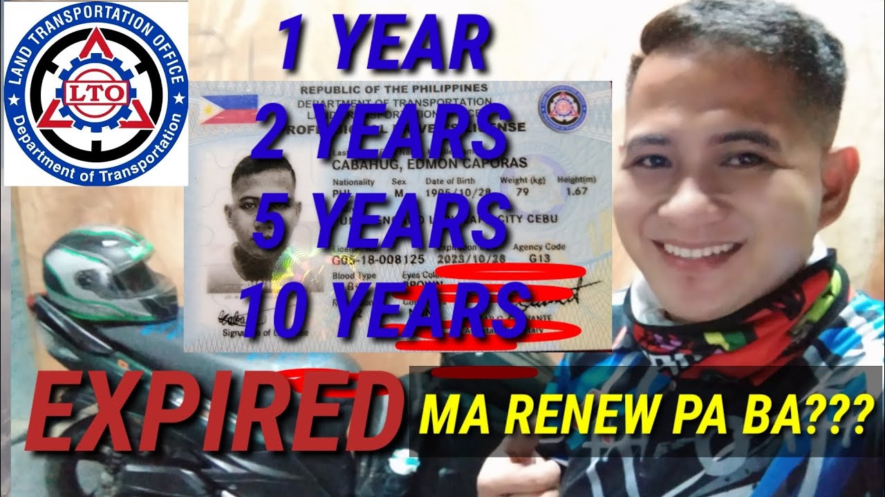 1 YEAR,2 YEARS, 5 YEARS AND 10 YEARS PATAAS! EXPIRED LICENSE MA RENEW ...