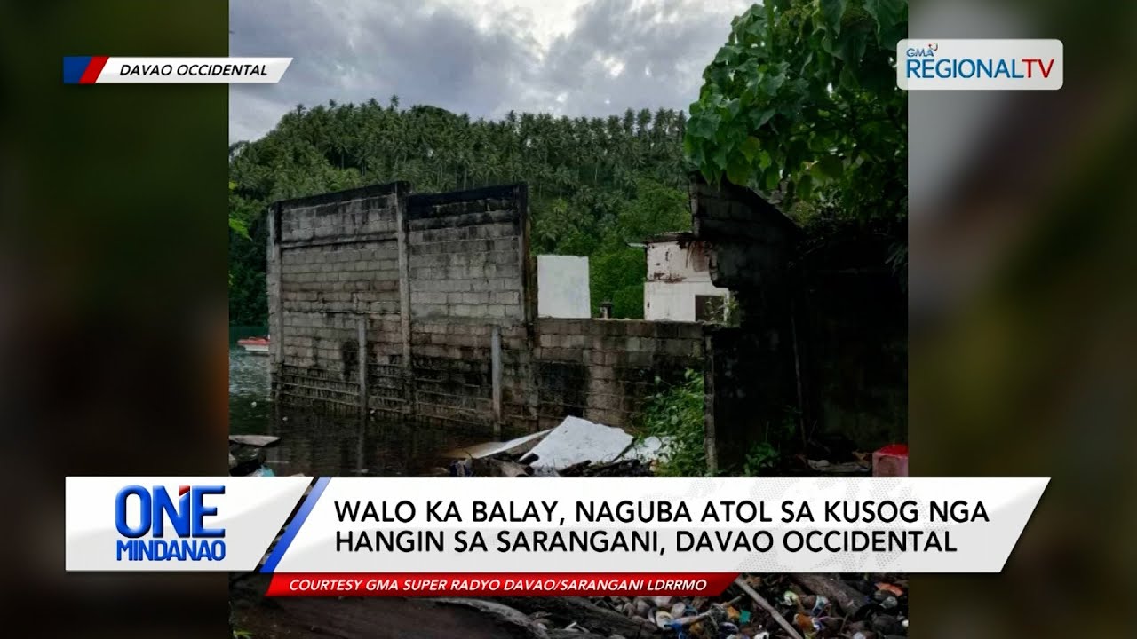 8 balay, naguba sa kusog nga hangin sa Davao Occidental | One Mindanao ...