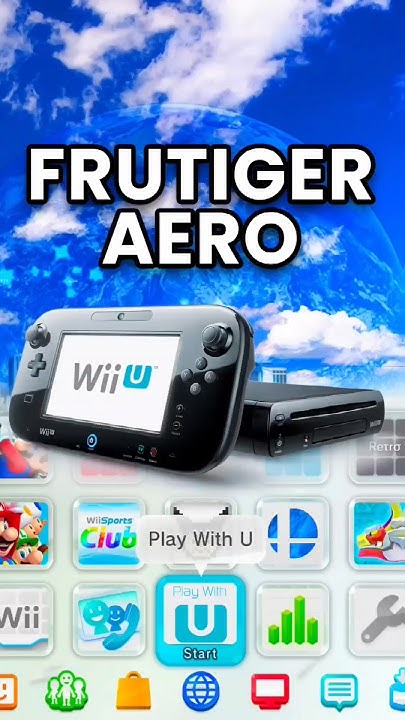 Wii U y Frutiger Aero 🐠🩵 #frutigeraero #frutigeraeroaesthetic # ...