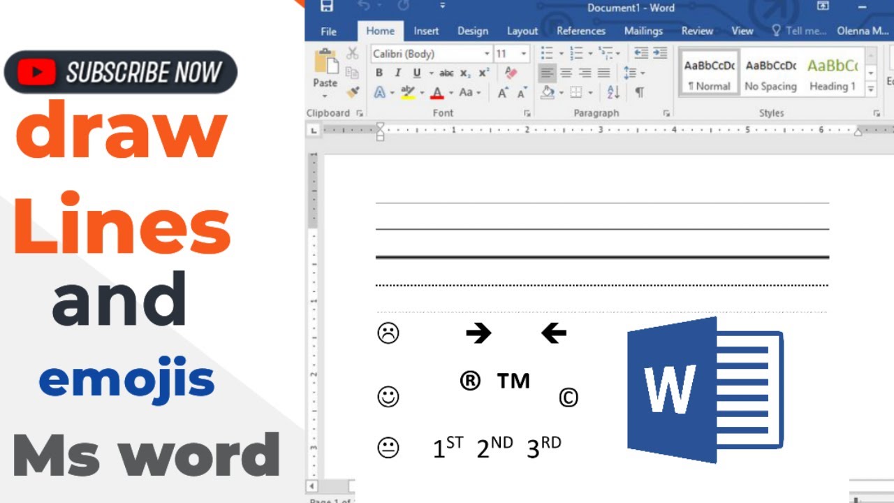 Shortcut key to draw Line in Ms Word || shortkey in Ms Word #msword # ...