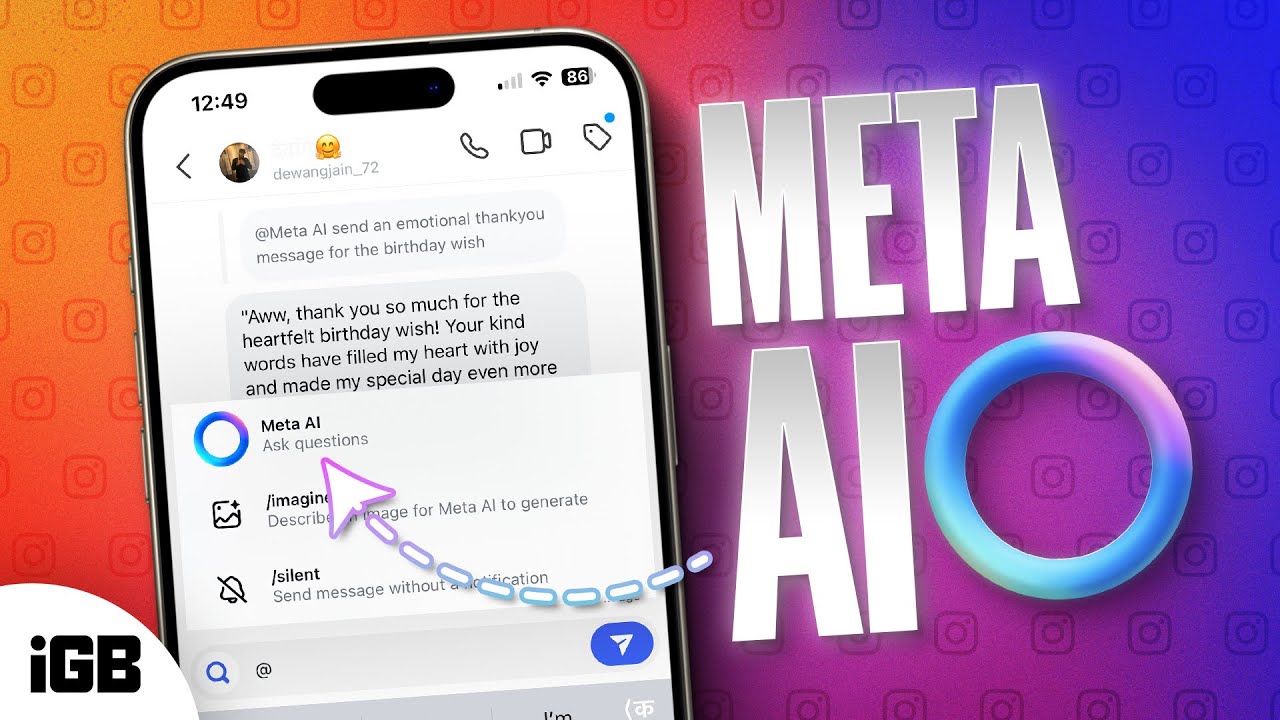 Meta AI on Instagram: What is Meta AI and How to Use It 🤖 - YouTube