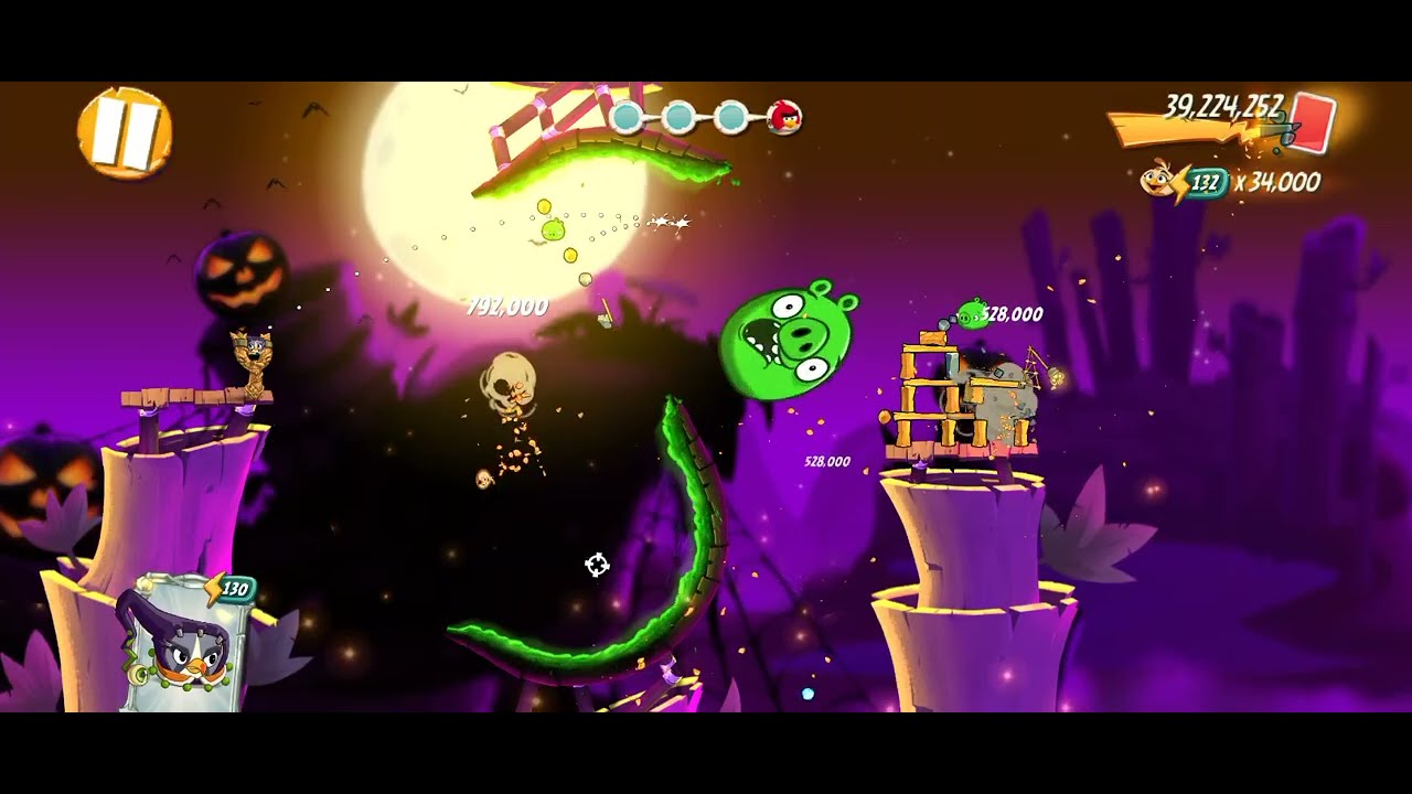 Angry Bird 2 Daily Challenge 4-5-6 for extra CHUCK bird AND BLUE COINS ...