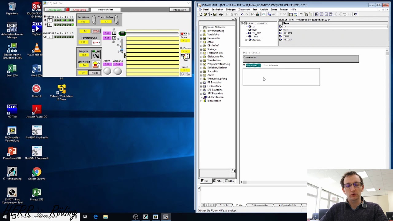 #03 SPS Programmierung mit Step 7 - erstes FUP Programm ...