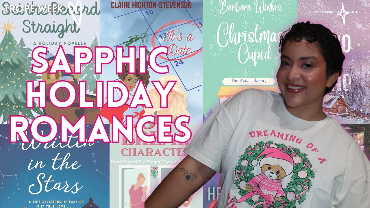 Sapphic Holiday Romances | Trope Week 🎀🎄 - YouTube