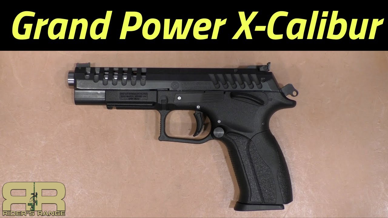 Grand Power X-Calibur 9mm Pistol - YouTube