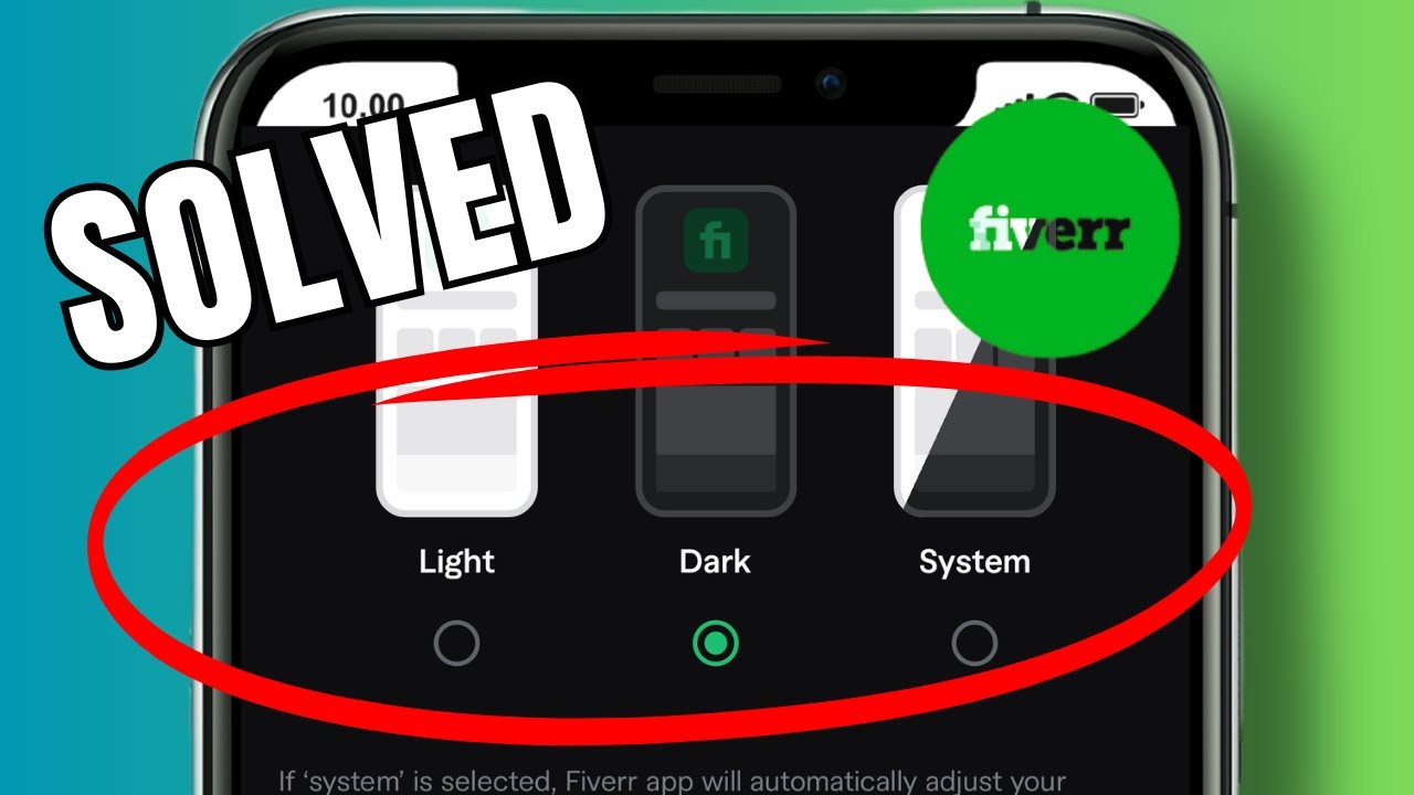 How to enable dark theme on Fiverr - YouTube