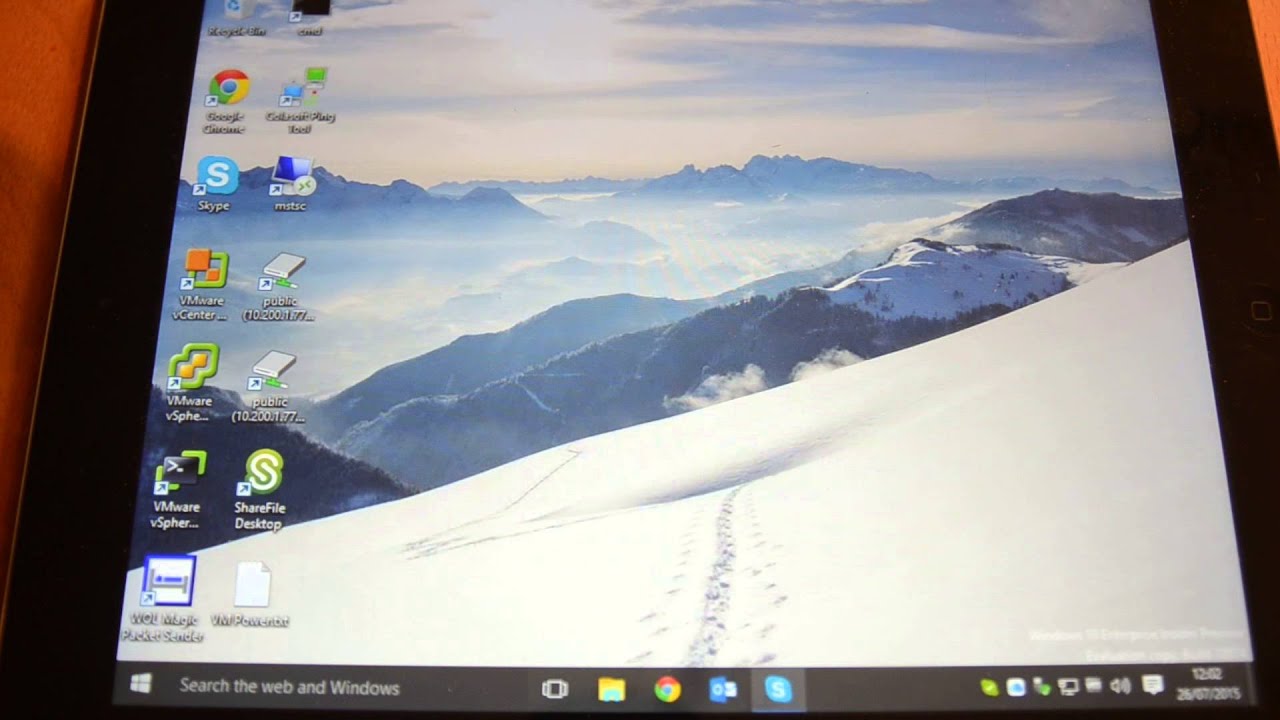 Windows 10 - Delivered with Citrix XenDesktop VDA - YouTube