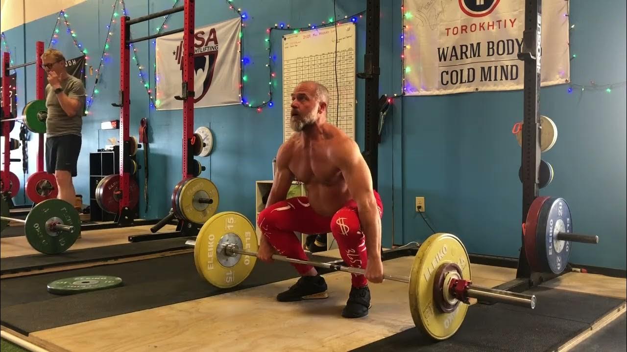 2024-6-30 No foot clusters 56kg (50%) Rack jerks 56-110kg Rack jerk dips 150-200kg - YouTube