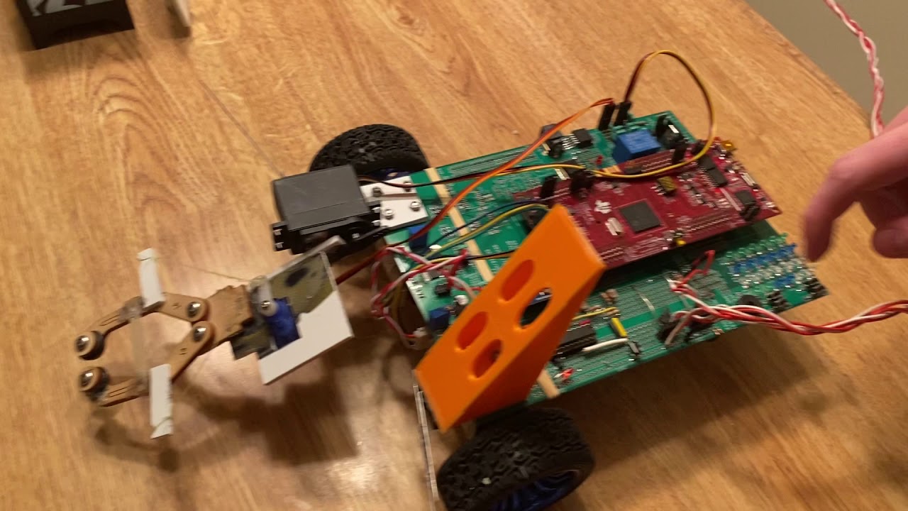 Assisted Controllable Robotic Car with Gripper Sensor Showcase - YouTube