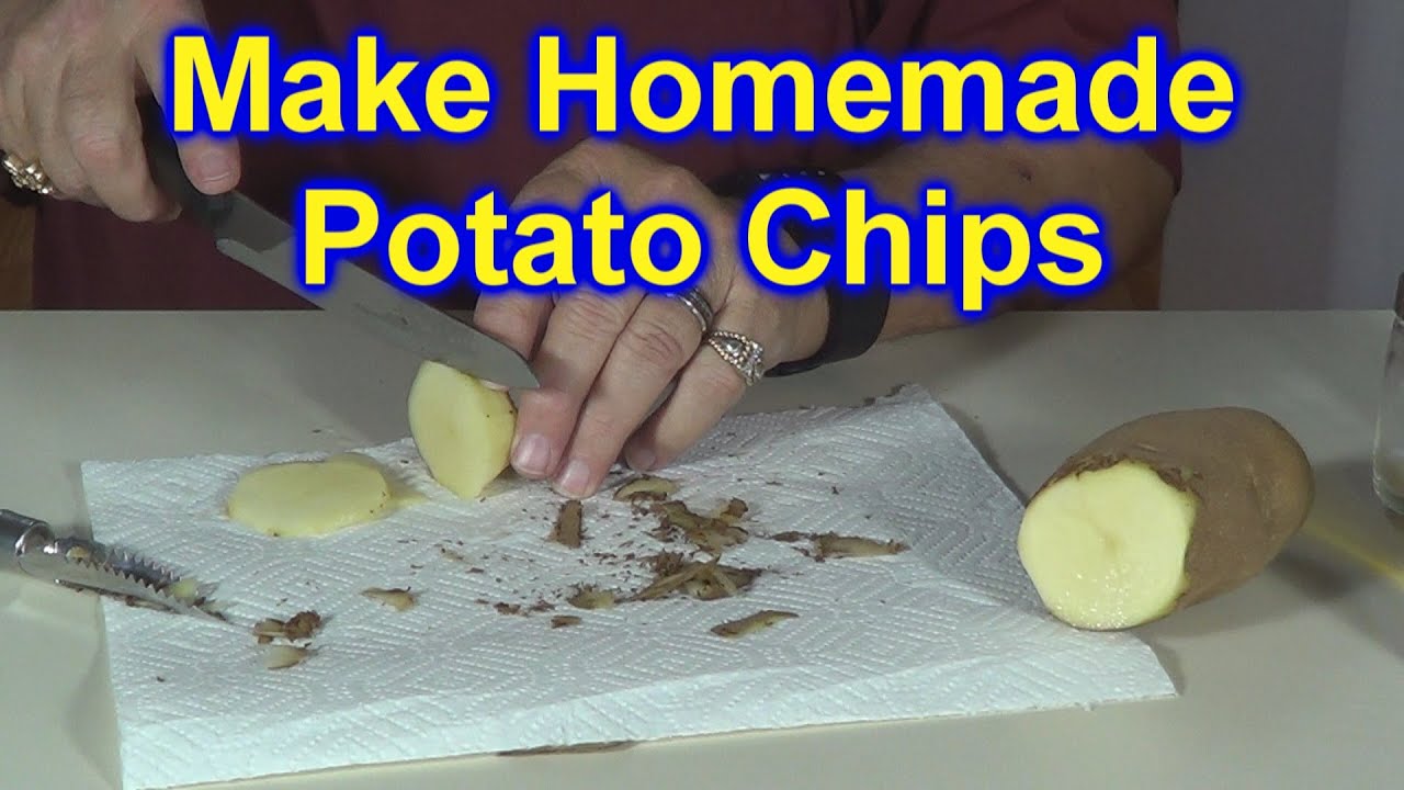 How To Make Homemade Potato Chips Cook - YouTube